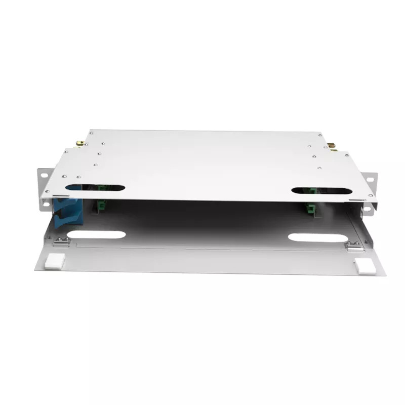FTTH 1U Fiber Panel 24 Core 19 Inch Rack Patch Panel หน่วย ODF