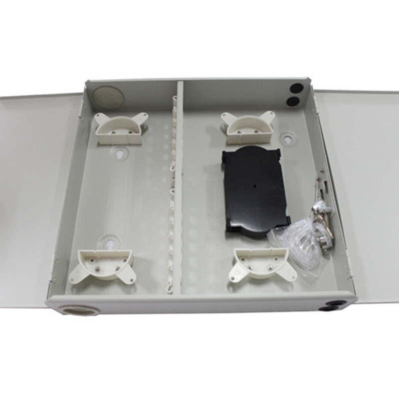 แผงแพทช์ไฟเบอร์ออปติก FTTH ติดผนัง 48core FC / LC / SC / ST