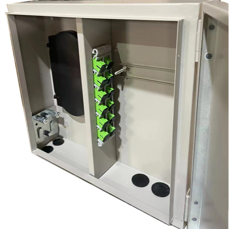 12F Wall Mount Fiber Enclosure กล่องแพทช์ไฟเบอร์ออปติก ODF โลหะ 12 แกน