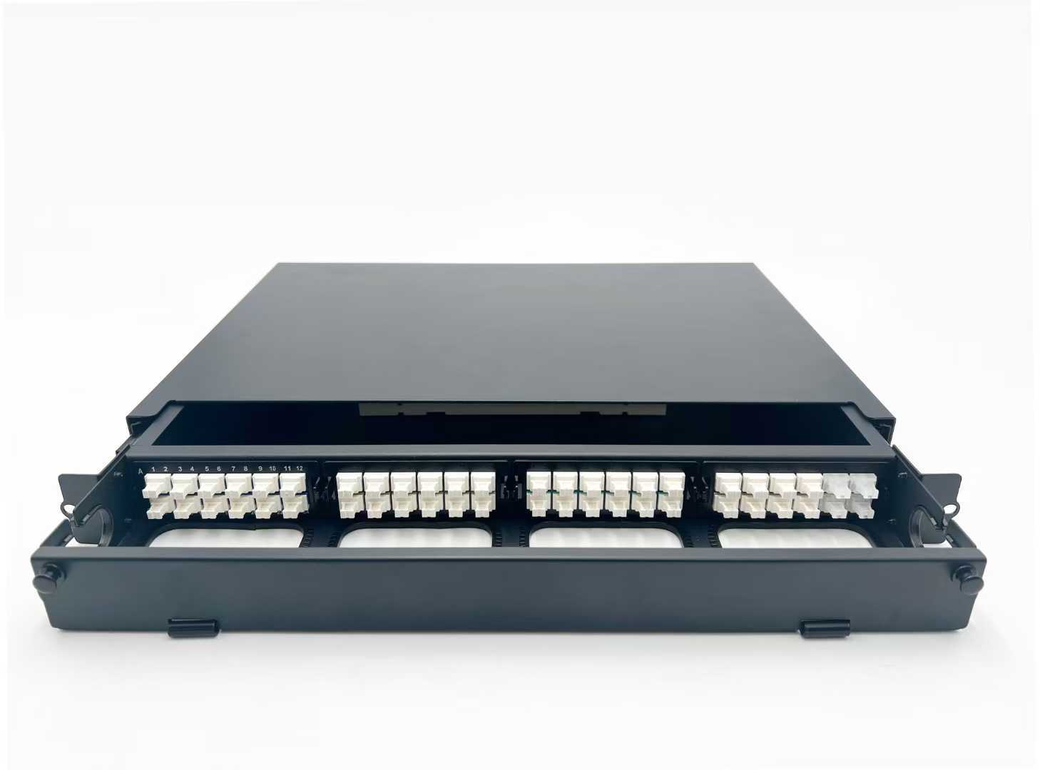 1U Cores MTP MPO -LC Patch panel ODF Chassis enclosure Sliding type for ...