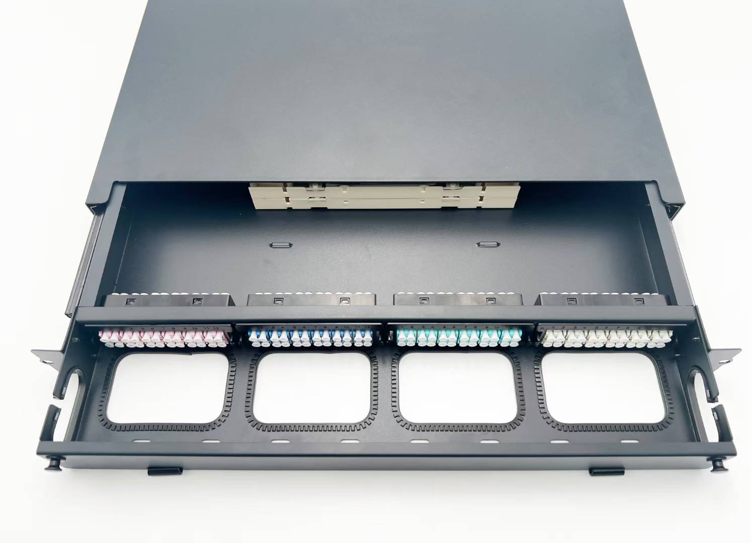 1U Cores MTP MPO -LC Patch panel ODF Chassis enclosure Sliding type for ...